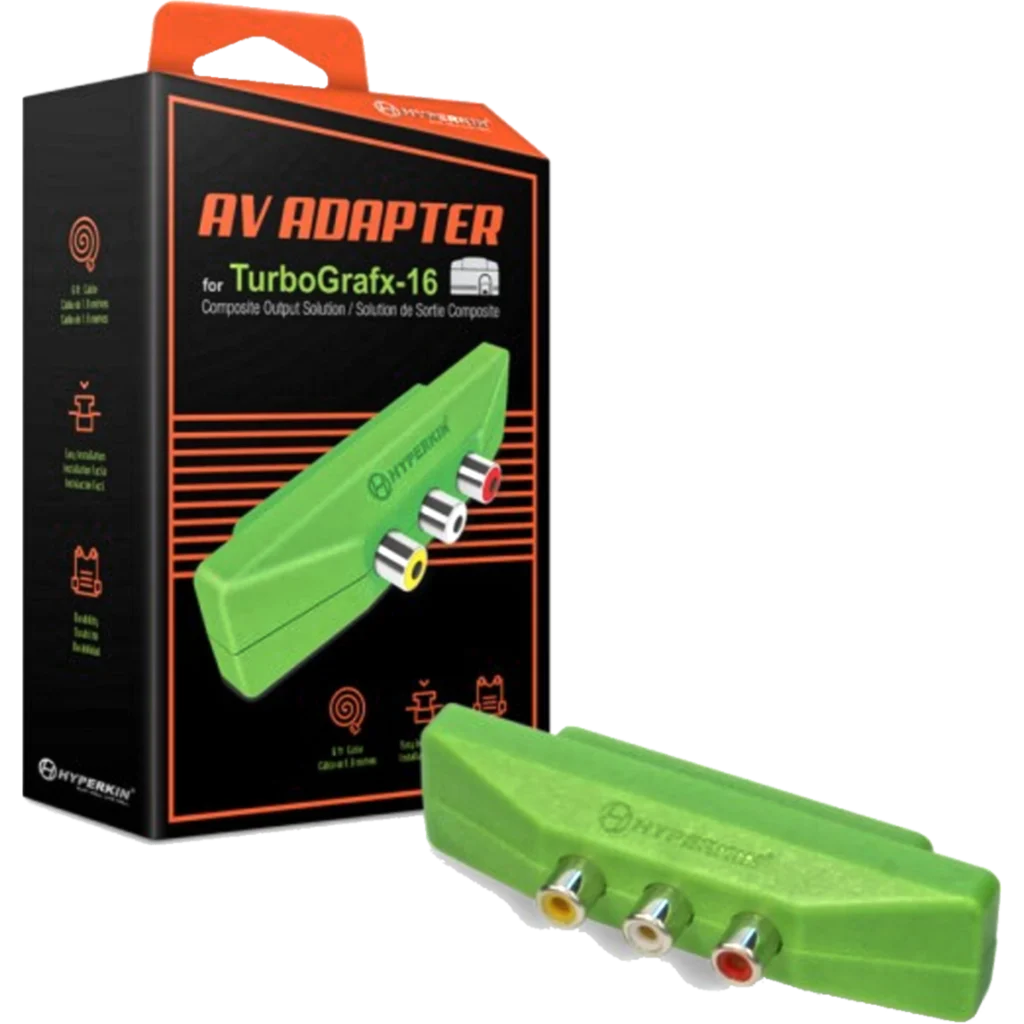 Hyperkin AV Adapter [Green] for TurboGrafx-16 - Video Game Depot