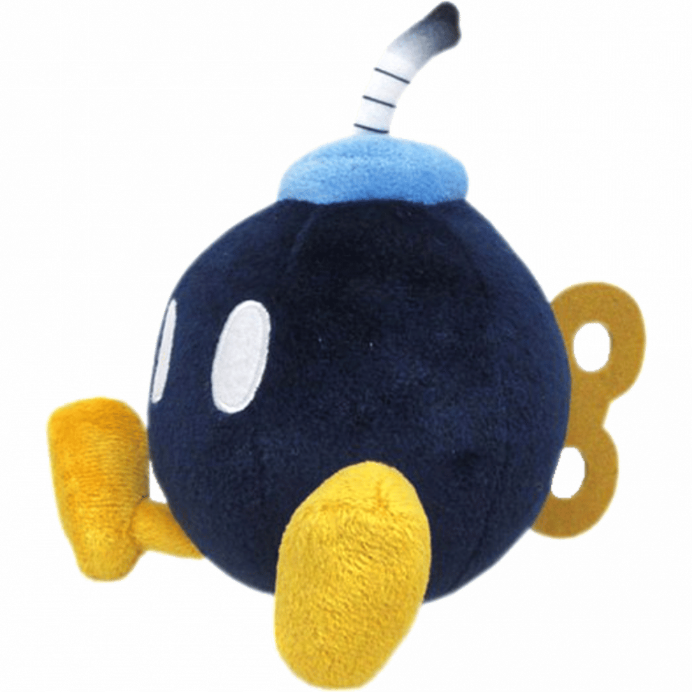 Bob-Omb – Super Mario All-Star Collection – 6 Inch Plush - Video Game Depot
