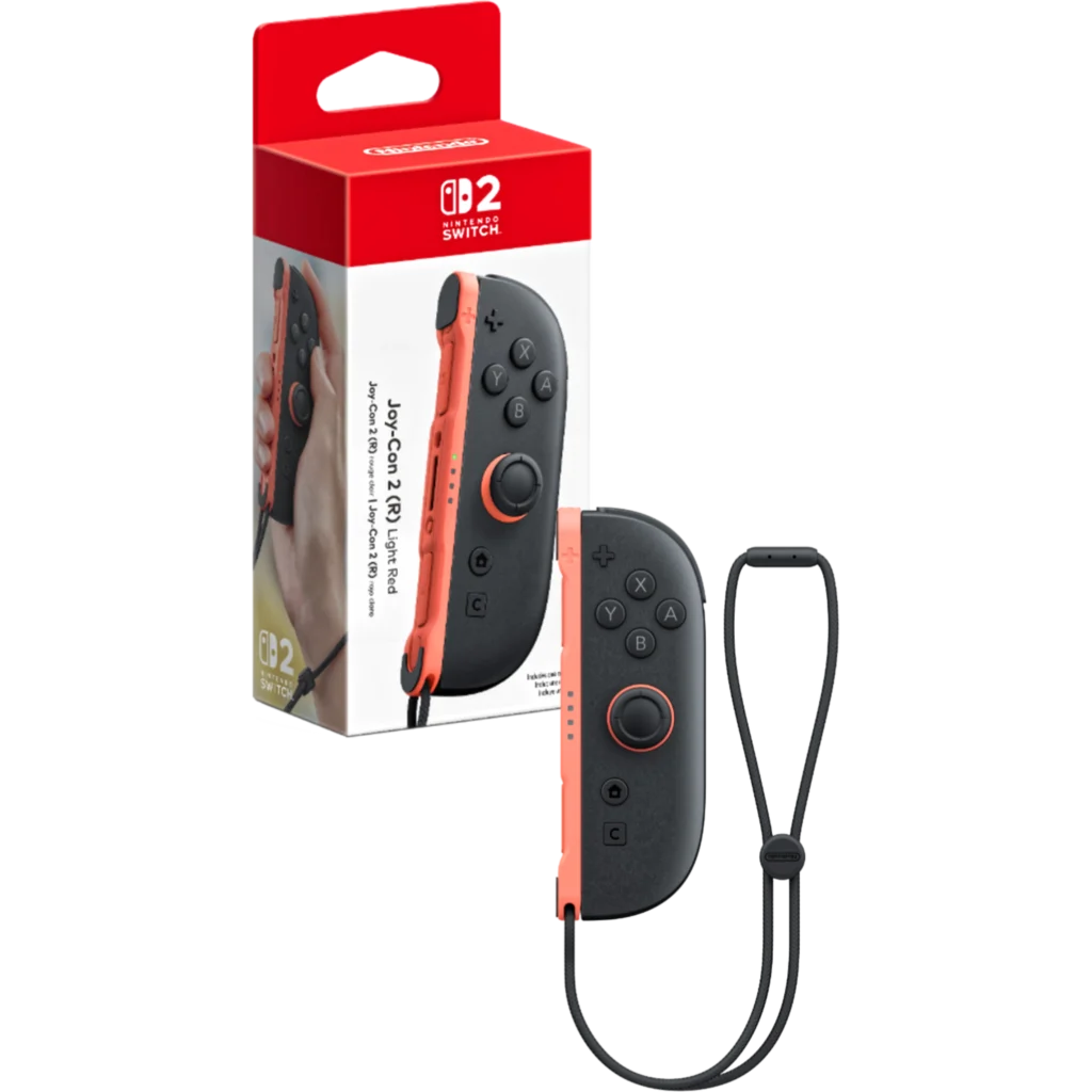 Nintendo Switch 2 Joy-Con 2 (R) Light Red - Video Game Depot